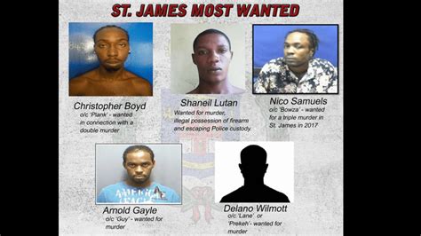 St James Most Wanted Men Mckoysnews