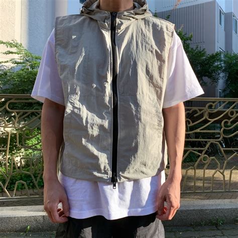 여름에 입기 좋은 남자 나일론 후드조끼 코디 네이버 블로그