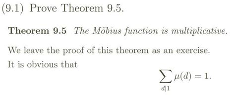 Solved Prove Theorem Theorem The Möbius Chegg