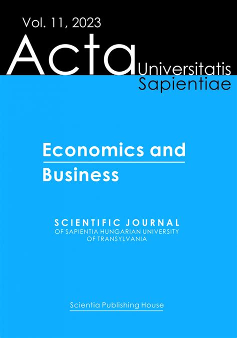A apărut volumul din 2023 al seriei Acta Universitatis Sapientiae