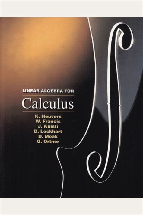 buy linear algebra for calculus book by james stewart