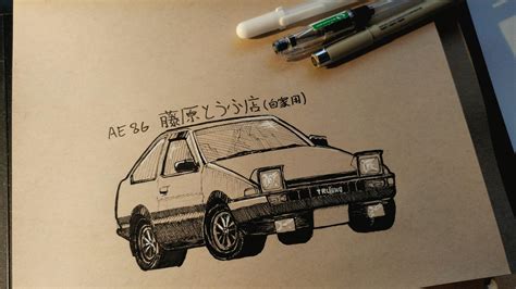 Ive Been Watching Some Initial D Cc Welcome R Drawing