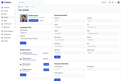 Flowbite Astro Admin Dashboard — V101