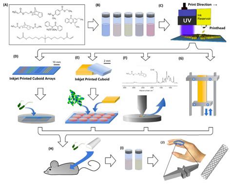 Schematic For Developing Optimized Formulations For Ink Jet Based