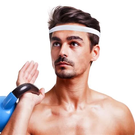 Women Men Yoga Hair Bands Anti Slip Sports Headband Elastic Sweatband