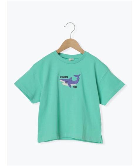 Samansa Mos2 Lagom（サマンサモスモスラーゴム）の「サメ刺繍tシャツ（tシャツカットソー）」 Wear