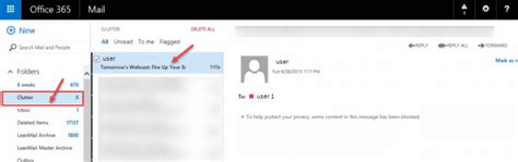 How To Use Clutter In Microsoft Office 365 Office 365 Support