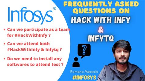 Frequently Asked Questions On Hackwithinfy And Infytq Infosys Drive