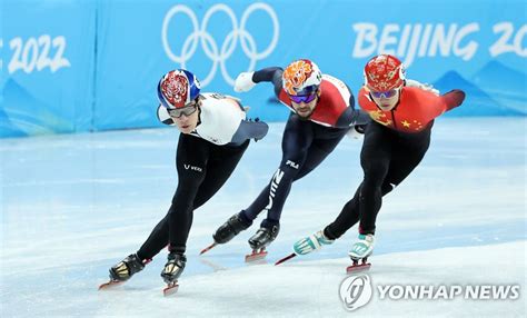 올림픽 황대헌 베이징 금 향하여 연합뉴스
