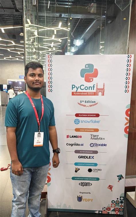 Pyconfhyd2025 Python Learning Networking Gratitude Beeraka Hrithik