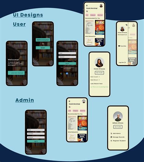 Library Management App Ui By Komal Phadte On Dribbble