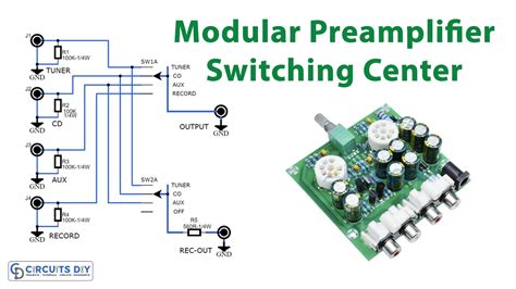 Modular Preamplifier Switching Center Circuit