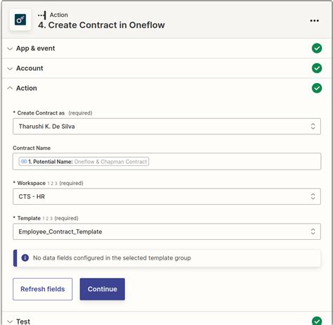 Template Create Oneflow Contracts For Updated Deal Entries In Zoho Crm