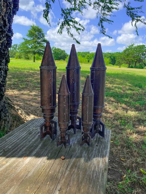 Rust Rocket Prop Replica Figure 710 Hand Etsy