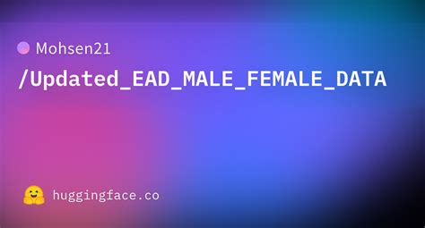 Mohsen21 Updated Ead Male Female Data At Main