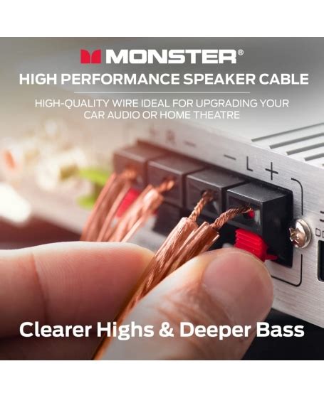 Monster 12 Awg Speaker Wire Copper Cable Per Meter
