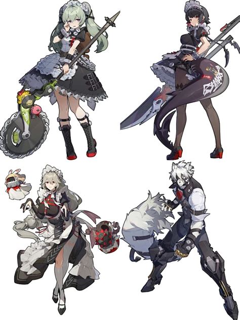 绝区零免抠素材立绘高清修复谷子 小红书 花瓣网