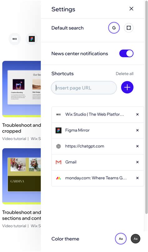 Wix Studio Studio Chrome Wix