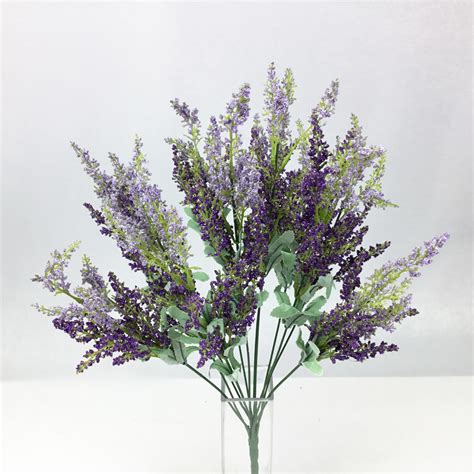 Orientalfineart ช่อดอกลาเวนเดอร์ ช่อดอกไม้ประดิษฐ์ ดอกไม้แซมตกแต่ง อัคร ดอกไม้ Thaipick