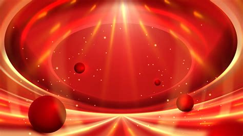 효과 황금 조명 및 사실적인 3d 공 요소 및 보케 장식 럭셔리 스타일 벡터 일러스트 배경 디자인 아이디어와 함께 빨간색 빈 무대 장면 Fashion Show에 대한 스톡