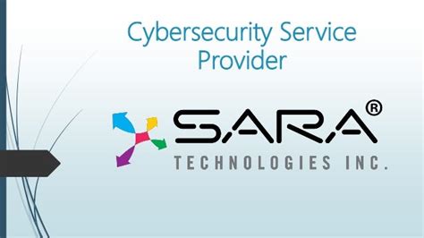 Cybersecurity Service Provider Pptx