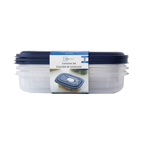 Mainstays Pack Food Storage L Containers Set With Microvent Lids Walmart Canada