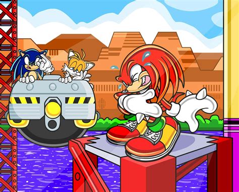 Download Sonic_ Tails_ Knuckles_ Adventure Wallpaper | Wallpapers.com
