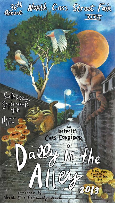 15 Classic Posters From Dally In Alley In The Cass Corridor Motor