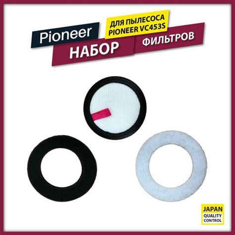 Набор фильтров для пылесоса Pioneer VC453S — купить в интернет-магазине ...