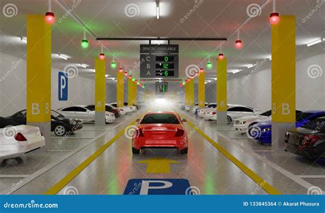 Smart Parking Lot Guidance System With In Ground Indicators