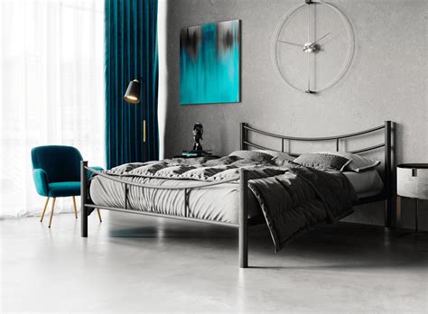 Кровать металлическая Fusion Metal Токио-2 90х190 Черный – фото, отзывы ...
