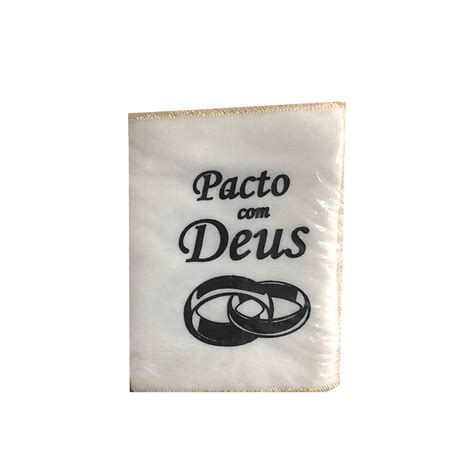 Saquitel Pacto Deus De Veludo Branco 25 Unidades Novo Israel