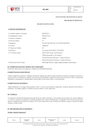 GUIA DE Practica Histologia Sem 3 GUIA 3 A PROGRAMA DE MEDICINA