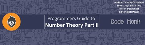 code monk number theory ii
