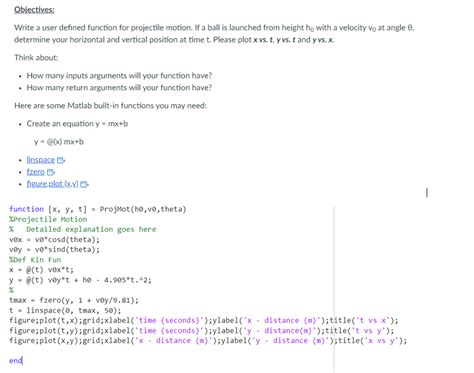 Solved I Am New To MatLab And Can T Figure Out How To Get Chegg