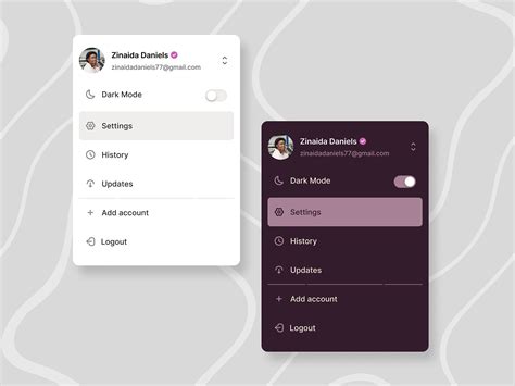 User Settings Modal By Damilola On Dribbble