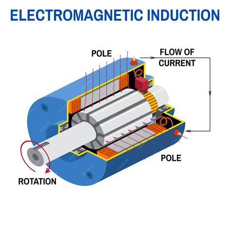 Premium Vector Dc Generator Cross Diagram
