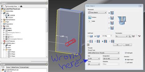 Ilogic Iassembly Interaction Hole Designation New User Autodesk Community