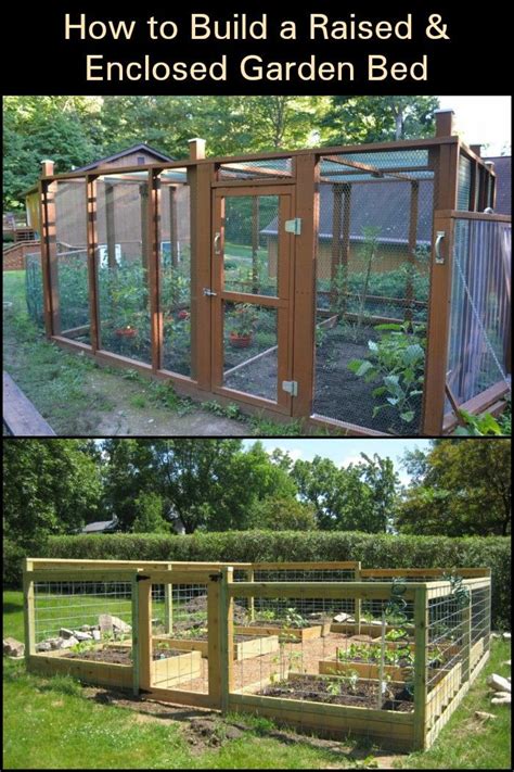 Diy Raised And Enclosed Garden Bed The Garden