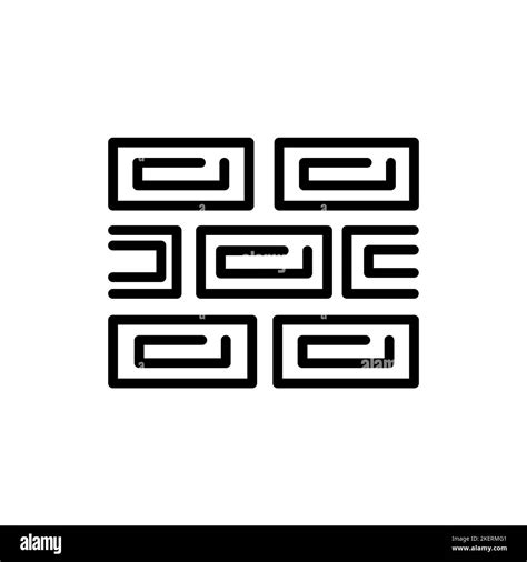 Sidewalk Tile Olor Line Icon Road Construction Pictogram For Web Page