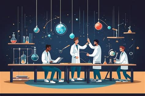 Premium Photo Gravitational Forces Physics Lab Experimentation Vector