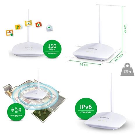 Roteador Wifi Intelbras N 150mbps Iwr 1000n Wireless N Shopee Brasil