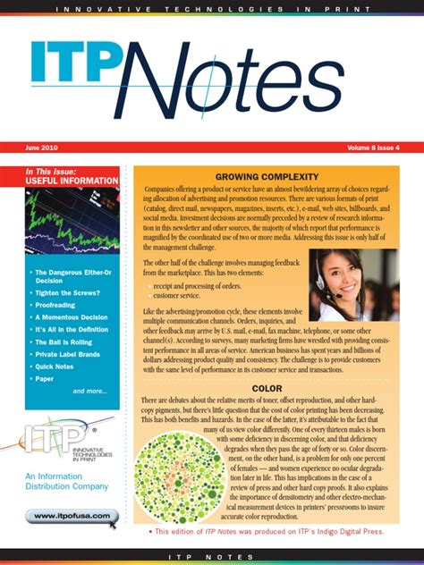 Itp Notes June10 Pdf Retail Proofreading