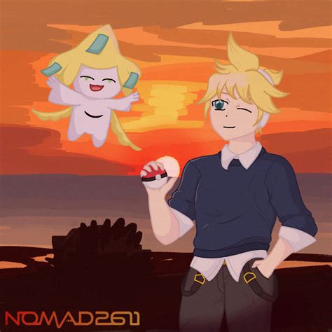 Kagamine Len And Jirachi By Nomad2611 On Deviantart