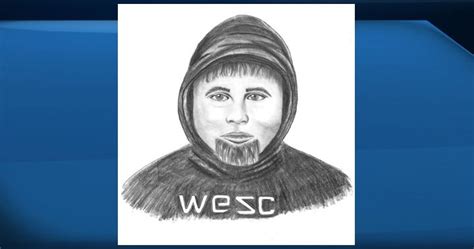 Sketch Of Indecent Exposure Suspect Released By Saskatoon Police