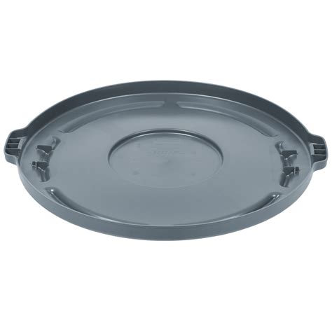 Rubbermaid Fg265400gray Brute Gray 55 Gallon Round Trash Can Lid