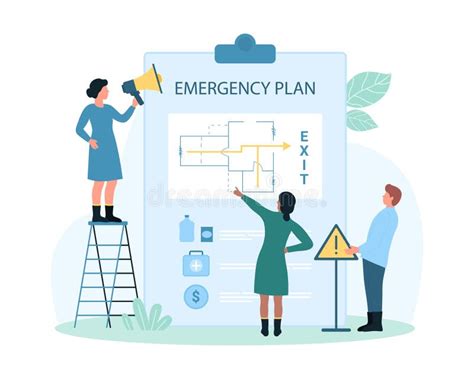 Emergency Exit Plan Map Stock Illustrations 108 Emergency Exit Plan