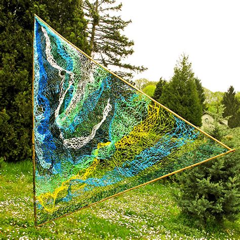 Fibre Art And Open Air Edith Meusnier Paysages D Artifice