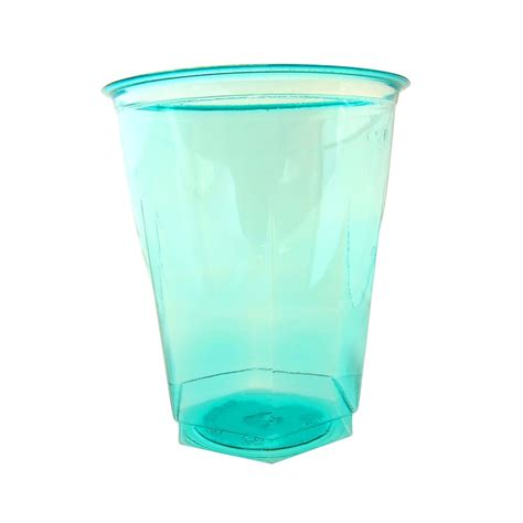 gobelets colorés en plastique transparent