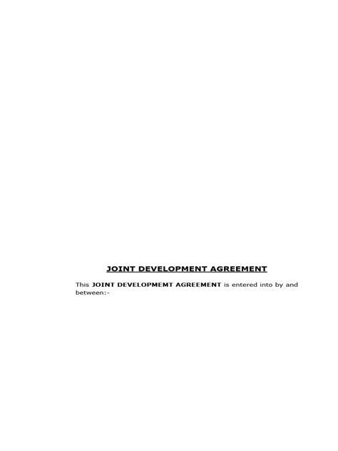 Joint Development Agreement And Program Of Apartment Buiding Mehrunnisa